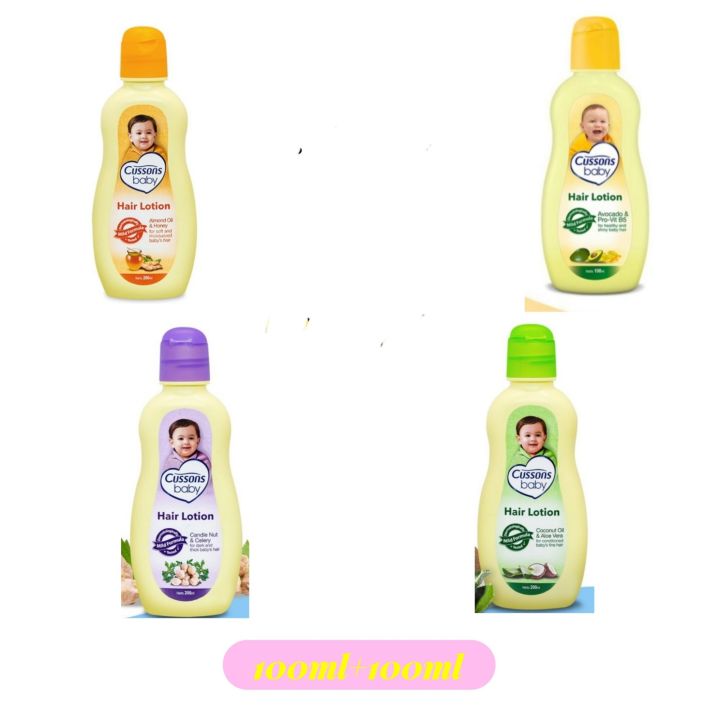 Cussons Baby Hair Lotion isi 100ml +100ml =200ml | Lotion Rambut Bayi ...