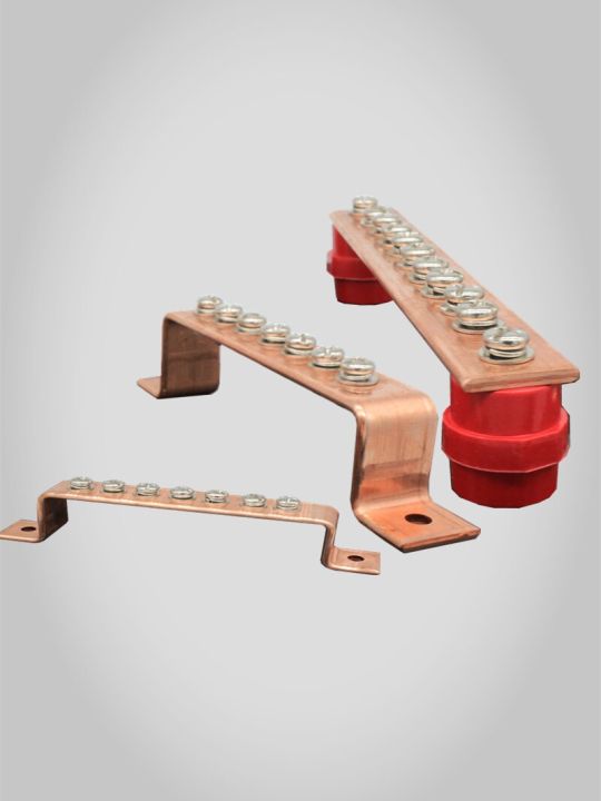 ที่กําหนดเองทองแดง Busbar Grounding เท่ากับศักยภาพบาร์สายไฟตู้ตู้กระจาย ...