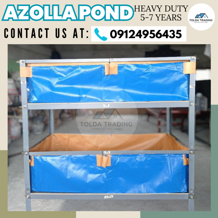4x2x1ft Heavy Duty Azolla Bed, Azolla Pond, Trapond, Trapal Pond, Fish ...