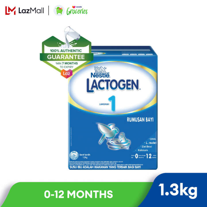 LACTOGEN 1 INFANT MILK FORMULA ( 0-12 MONTHS) 1.3KG X1 | Lazada