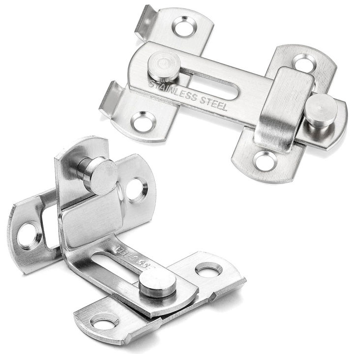 16Pcs Gate Latches Stainless Steel Door Latch Bolt Door Bolt Safety ...