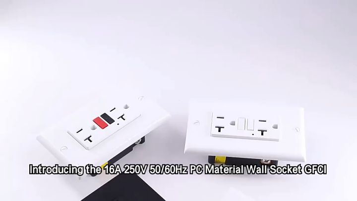 2-Gang GFCI Duplex Safety Universal Outlet Switch With Ground 20A 120V ...