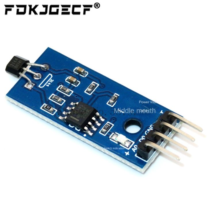 Hall Sensor Module 3144e Hall Switch Speed Magnetic Swiches Speed Counting Sensor Module For