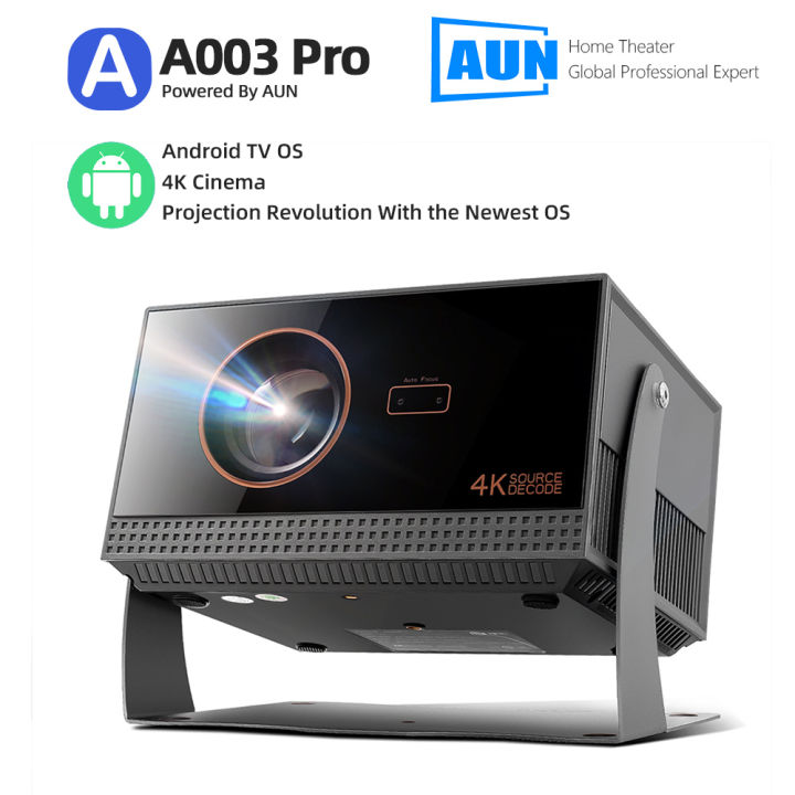 AUN Smart Projector Android TV Full HD 1920x1080P Projector 4K TV Home ...