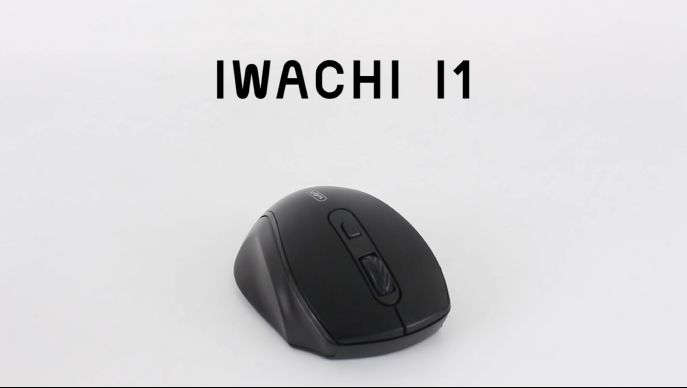 เมาส์ไร้สาย Iwachi i1 Wireless Mouse 2.4G DPI 800-1200-1600 ระยะการเขื่ ...