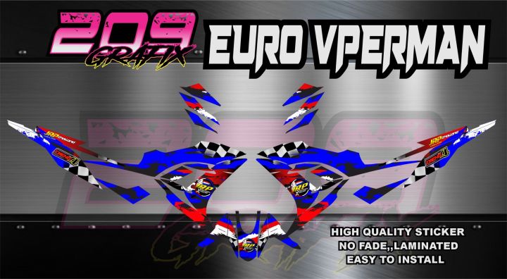 EURO FLASH, VIPERMAN 150 FULL BODY DECALS | Lazada PH
