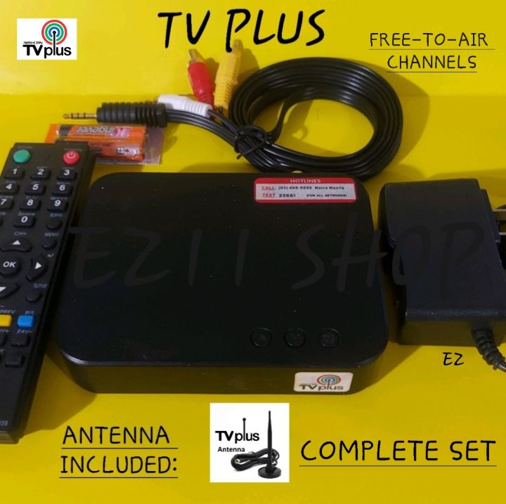 TV PLUS DIGITAL RECEIVER Complete Set ( Refurbished ) | Lazada PH