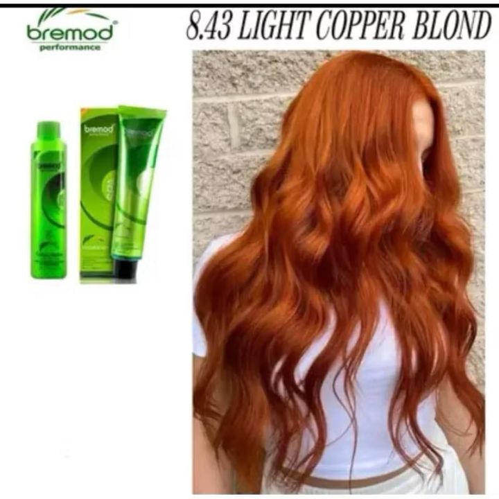 Bremod 8.43 Light Copper Blond Hair Color | Lazada PH