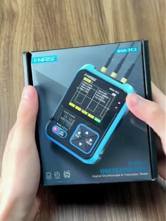 FNIRSI Penguji Transistor Osiloskop Nombor LCR Jadual Tiga Dalam Satu DSO-TC3 Jenis Mudah Dibawa ...