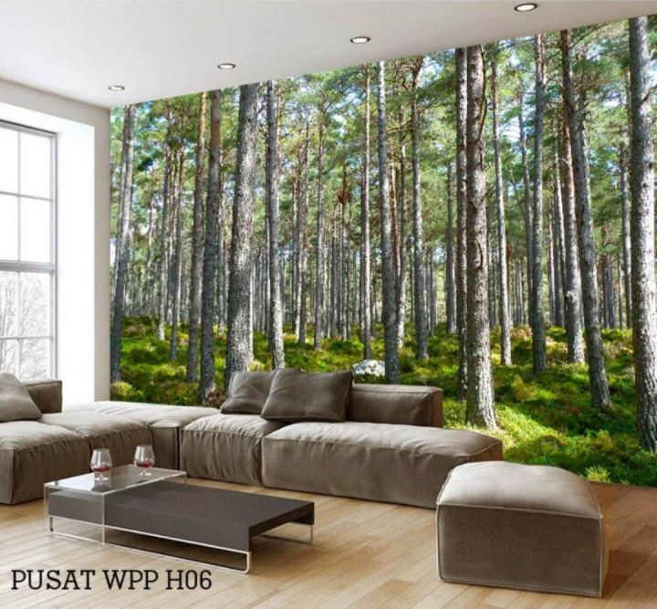 Cetak Wallpaper Dinding Motif Pemandangan alam ,Wallpaper dinding Anti ...