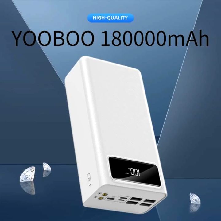 YOOBOO Powerbank Original brand 180000mah Powerbank Heavy Duty Original ...