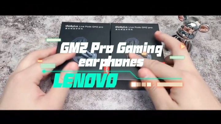 Lenovo GM2 Pro 5.3หูฟังบลูทูธไร้สายหูฟัง Low Latency เวลาแฝงต่ํา HD โทรแบบ Dual Mode Gaming ...
