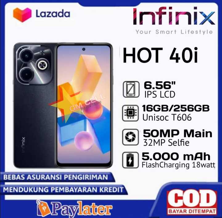 Infinix Hot 40i Ram 16+256 New(+)infinix Hot50i ram 12+128. BARU ...