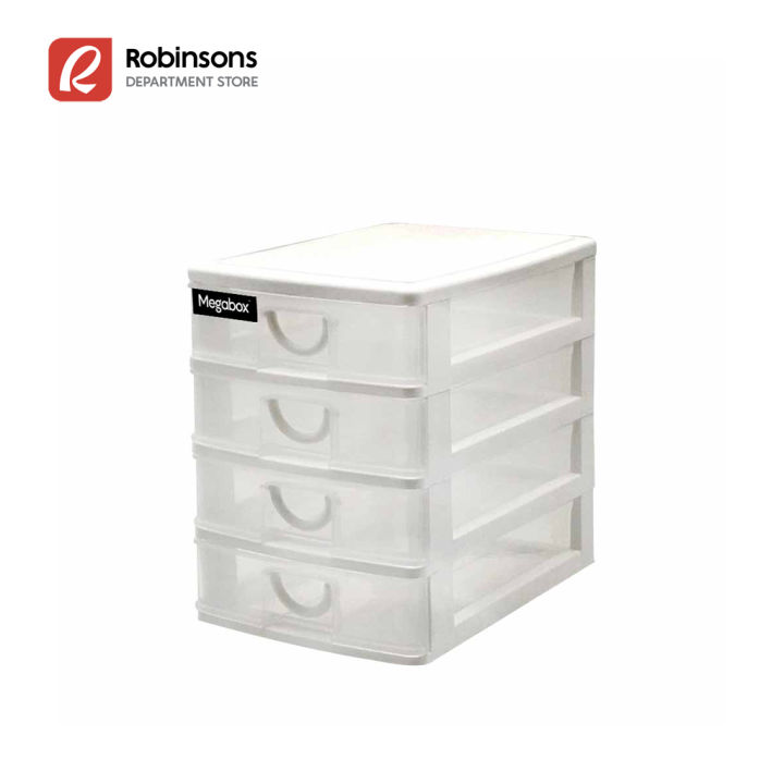 Megabox 4-Layer Drawer (White) | Lazada PH