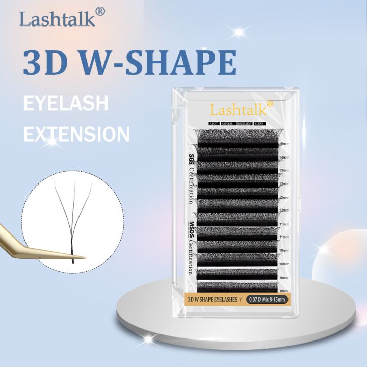 Lashtalk Auto Flowering W Shape Bloom 3D Premade Fans Eyelash ...