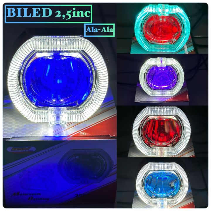 Lampu projie biled mini 2.5 hi low angel biled projektor mini super ...