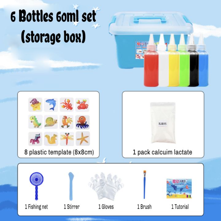 Magic Water Elves Kids DIY Craft Water Aqua Jelly Gel Montessori ...