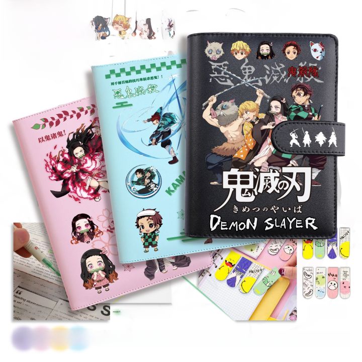Demon Slayer Collaboration Notebook Planner Bound Diary Book Chara ...