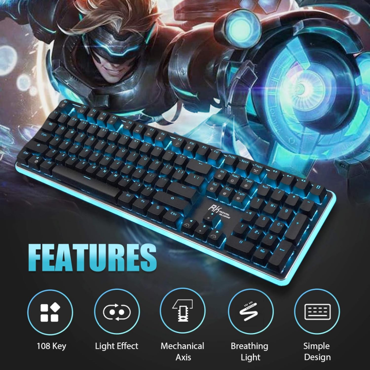【Local Delivery】RK ROYAL KLUDGE RK918 Ergonomic Mechanical Gaming ...