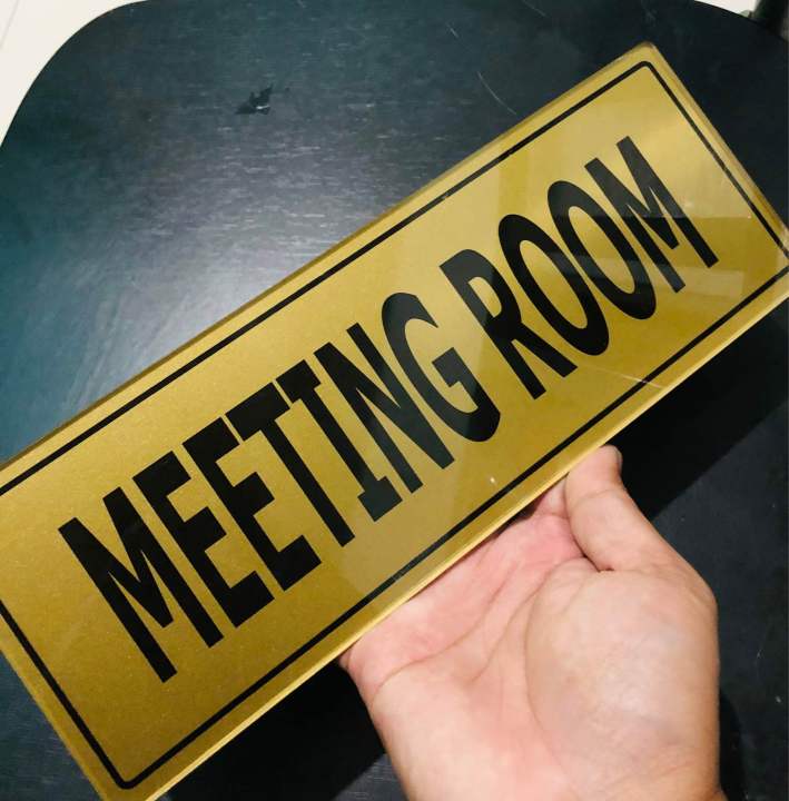 Acrylic meeting room signage | Lazada PH