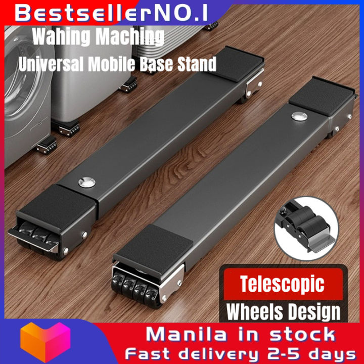 Bestseller 2PCS Refrigerator Washing Machine Mobile Base Stand Movable ...