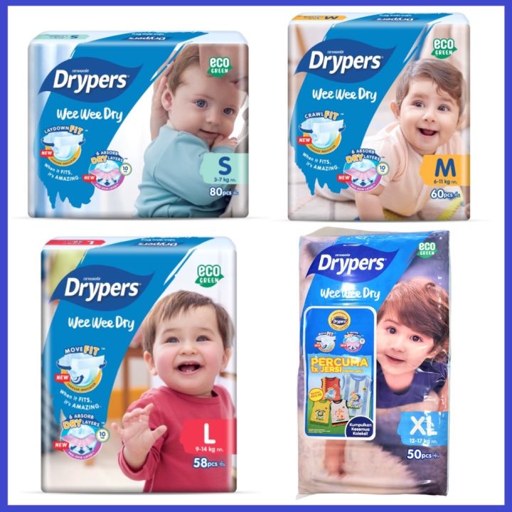 DRYPERS WEE WEE DRY | Lazada