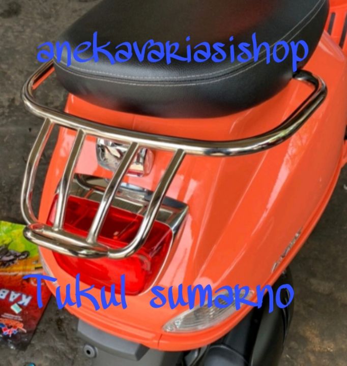 Behel Vespa / Rearrack Vespa LX S Sprint Primavera GTS LXV dan S new ...