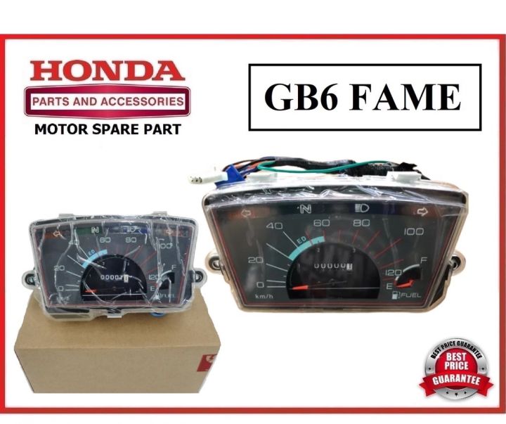 HONDA GB6 FAME METER ASSY // SPEEDOMETER SPEEDO GB-6 GB 6 FAME HONDA ...