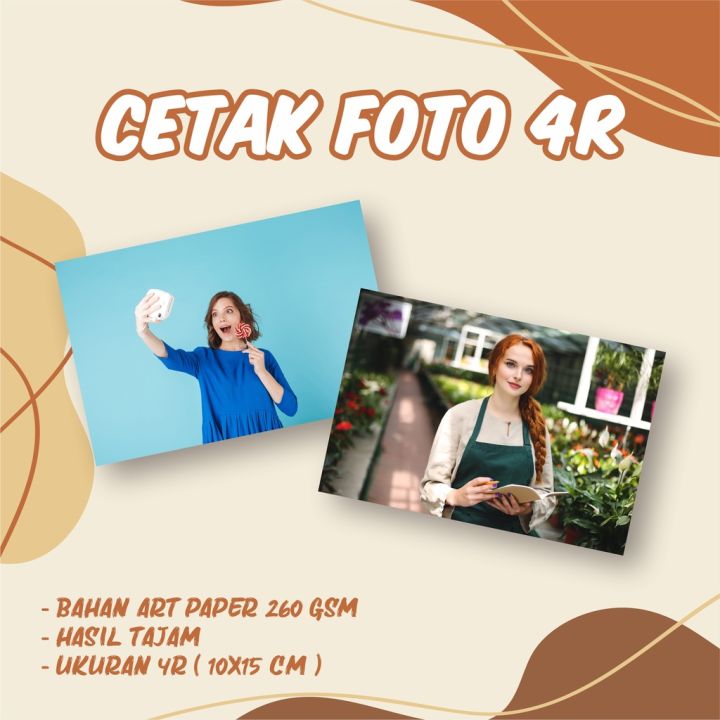 CETAK FOTO UKURAN 4R PROSES CEPAT DAN BISA COD | Lazada Indonesia