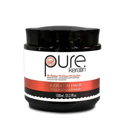 (3 กระปุก) Pure Keratin Hair Restructuring Treatment Mask ทรีทเม้นท์ ...