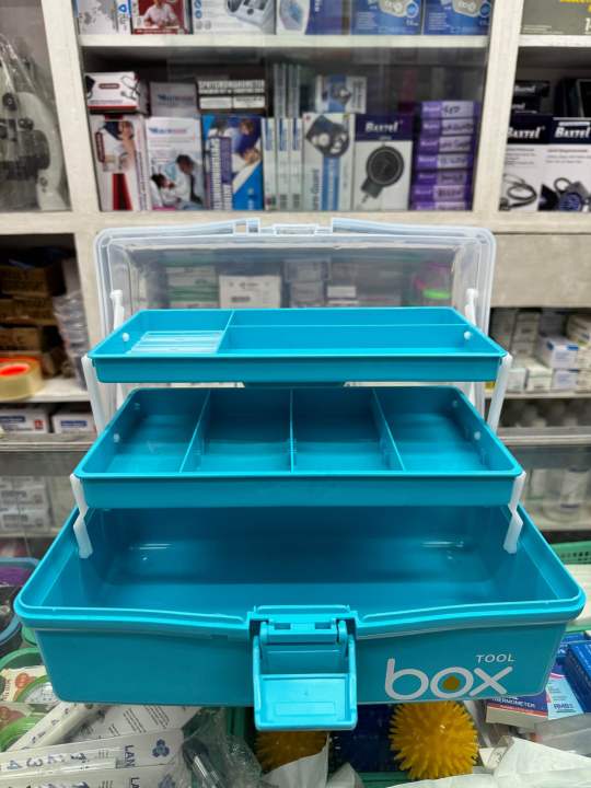 Tackle Box 3 Layers, Medical Tackle Box, Medicine Box Organizer | Lazada PH