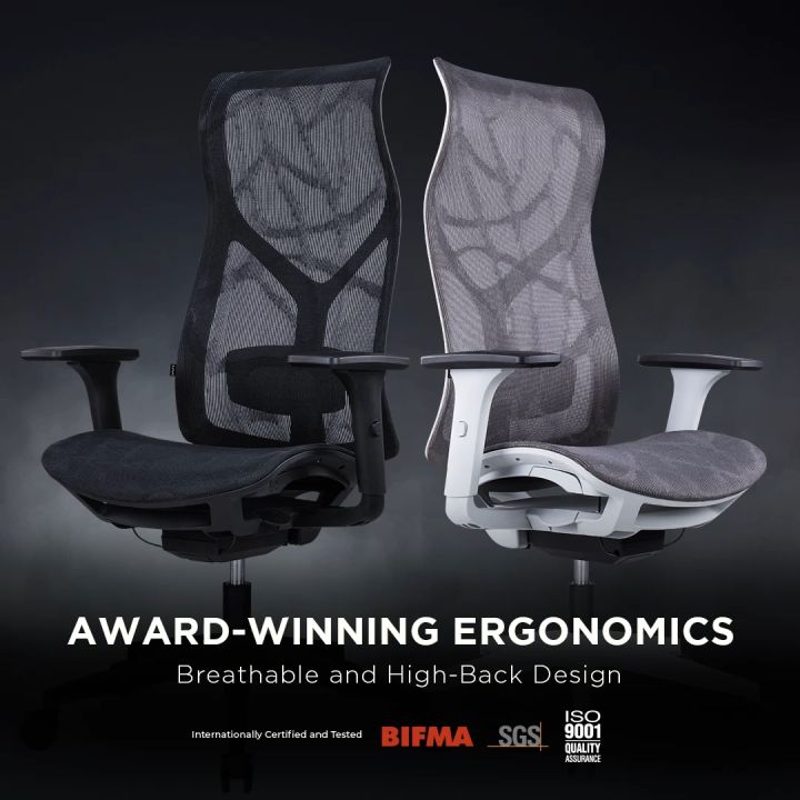 SPACE Ergonomic Chair High-Backed - 4 Years Official Warranty ...