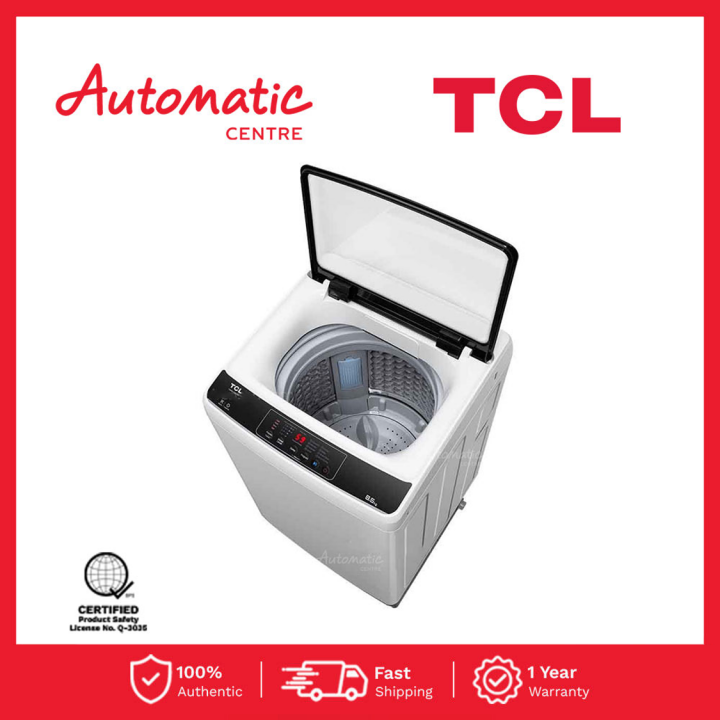 TCL TWA95 F709TLW 9.5kg Top Load Washing Machine with 8 Washing ...