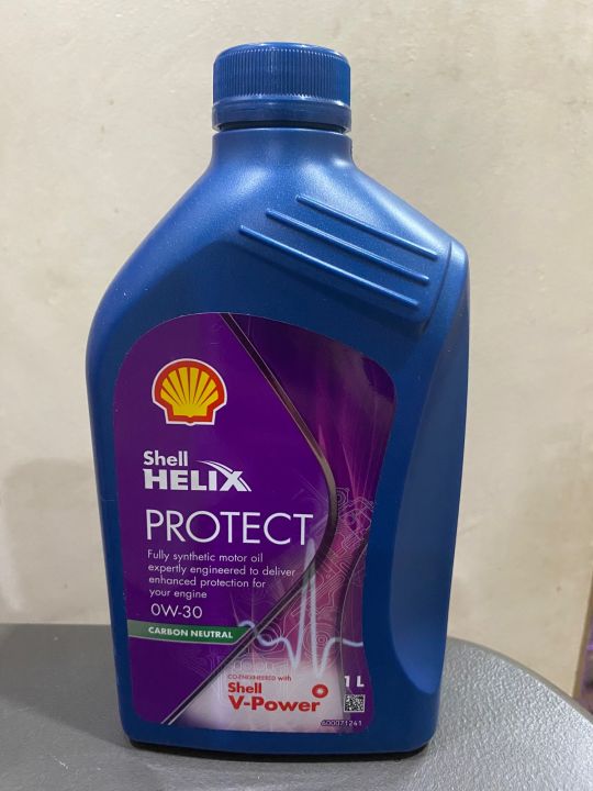 Shell Helix Protect Carbon Neutral 0w-30 1 liter | Lazada PH