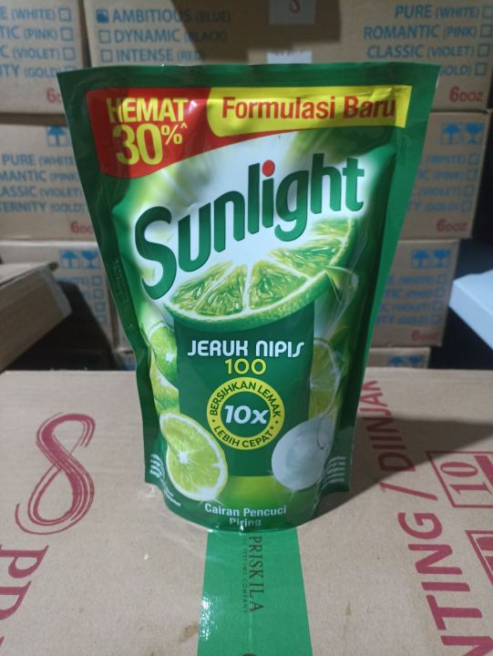 Sunlight Pencuci Piring Jeruk Nipis 650ml | Lazada Indonesia