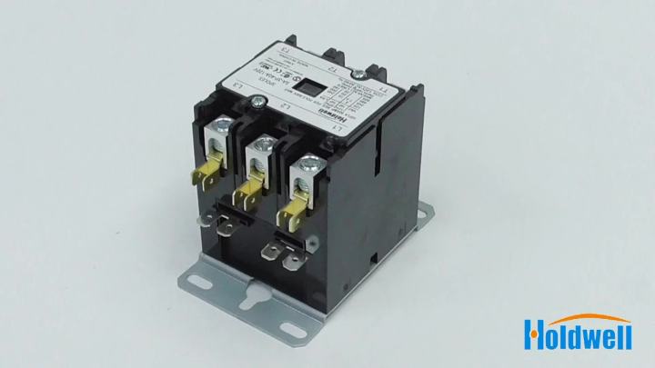 Holdwell SA-3P-40A-120V 3 Pole 40 Amp 120V Coil Definite Purpose เครื่องปรับอากาศคอนแทค | Lazada ...