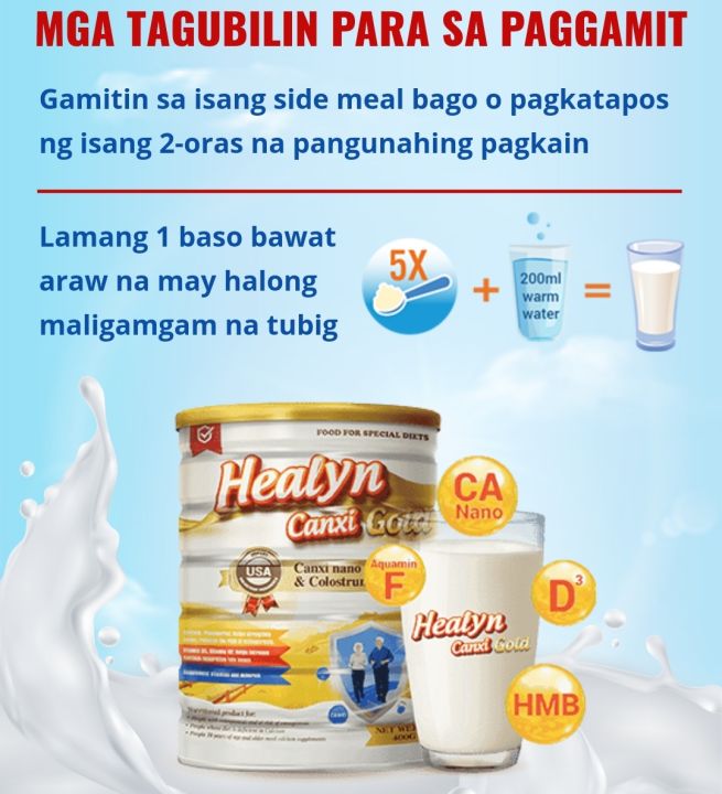 HEALYN CANXI 400g - Pangangalaga sa kalusugan ng Buto | Lazada PH