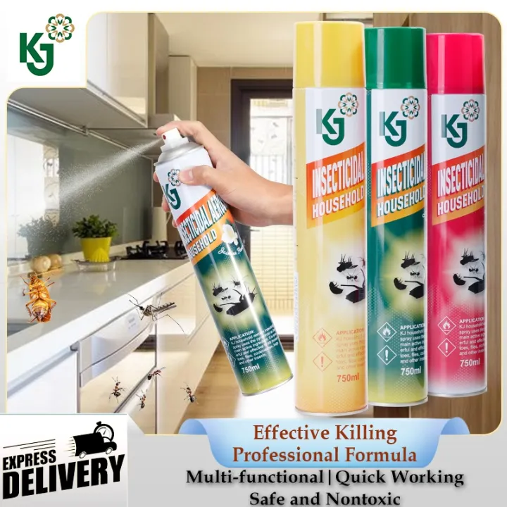 KJ Insecticide Aerosol Spray 750 ml | Lazada PH