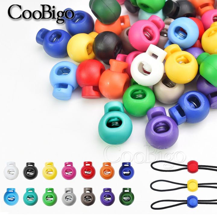 10pcs Spring Cord Lock Stopper Ball Toggle Clip Lanyard Retainer Stop ...