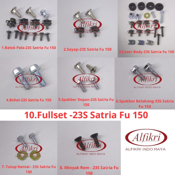 23 Satria FU 150 Fullset / Baut Suzuki Satria Fu 150 Fullbody ...