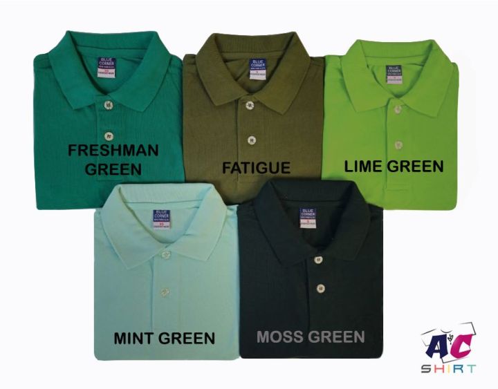 Blue Corner Plain Unisex (Men's) Poloshirt | Lazada PH