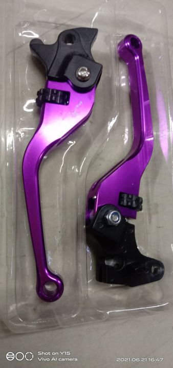 Brake Lever Thick Mio Sporty Violet Color | Lazada PH