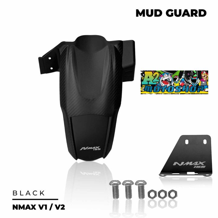 NMAX V2 V1 TIRE HUGGER REAR FENDER and Front Fender Extension | Lazada PH
