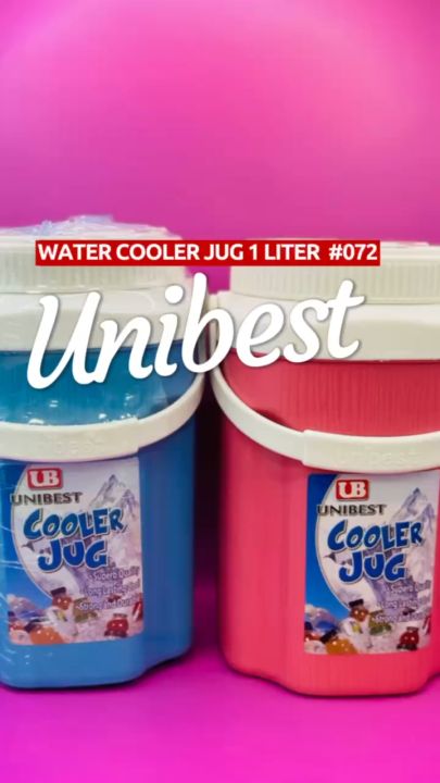 Unibest Water Cooler Jug 1liters #072 Jug (Ramdom Colors) | Lazada PH