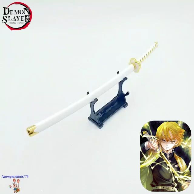 Mô hình sưu tầm Kimetsu No Yaiba Zenitsu Nhật luân kiếm thanh gươm diệt ...
