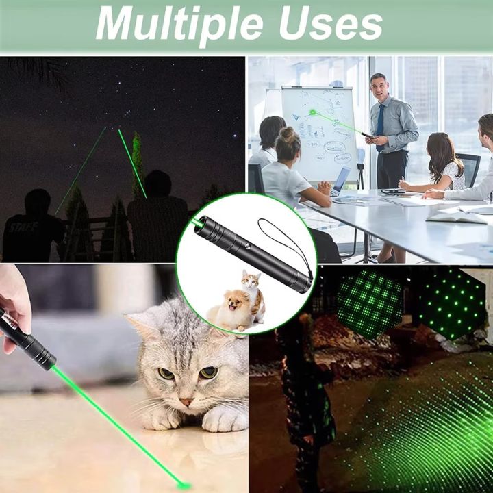 Green Laser Pointer 1000 Meter Long Range High Power Flashlight ...