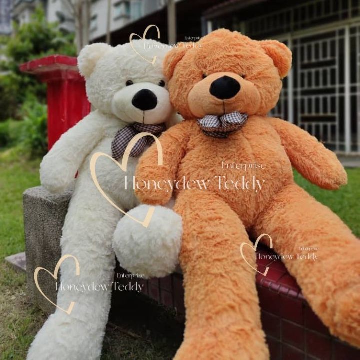 [M'sia STOCK] 100/110cm(1m) Giant Teddy Bear Soft Toy Plush Stuffed ...