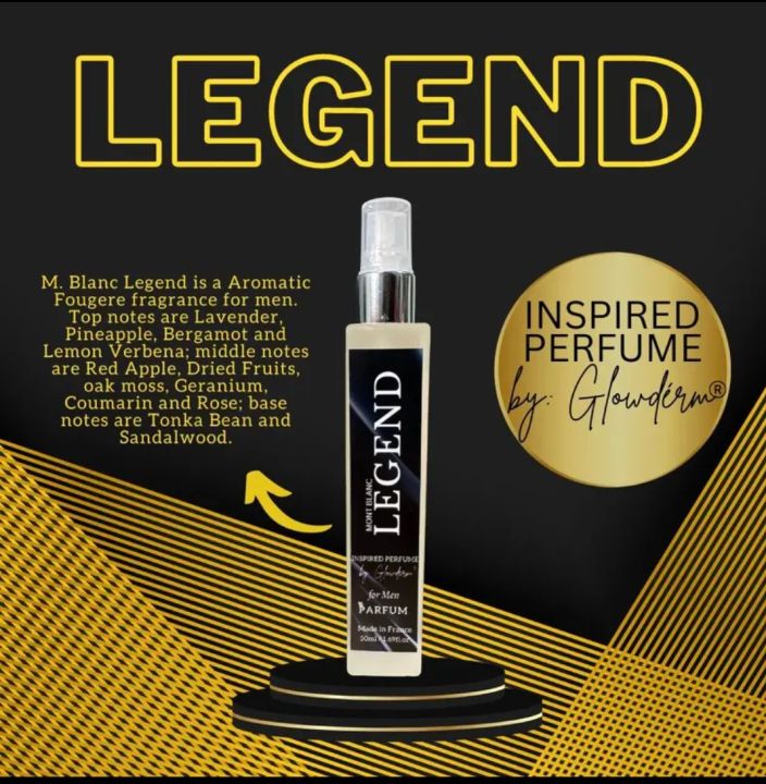 M.Blanc LEGEND fragrance Inspired Perfume for MEN| 50ML | 30% OIL BASED ...