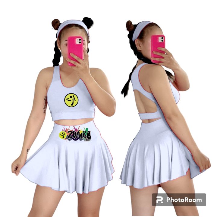 ZUMBA SKORT - skirt with short uniform or TERNO | Lazada PH