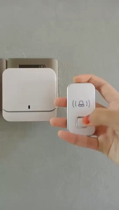 Waterproof Wireless Doorbell 300M Radius Security Alarm Smart Door Bell ...